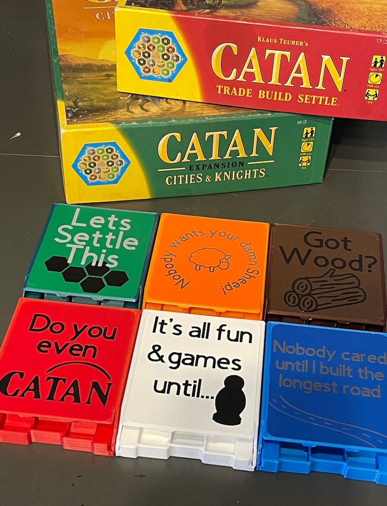 Catan Trays and Organizer / Cities and Knights + Seafarers / 5-6 Player ...