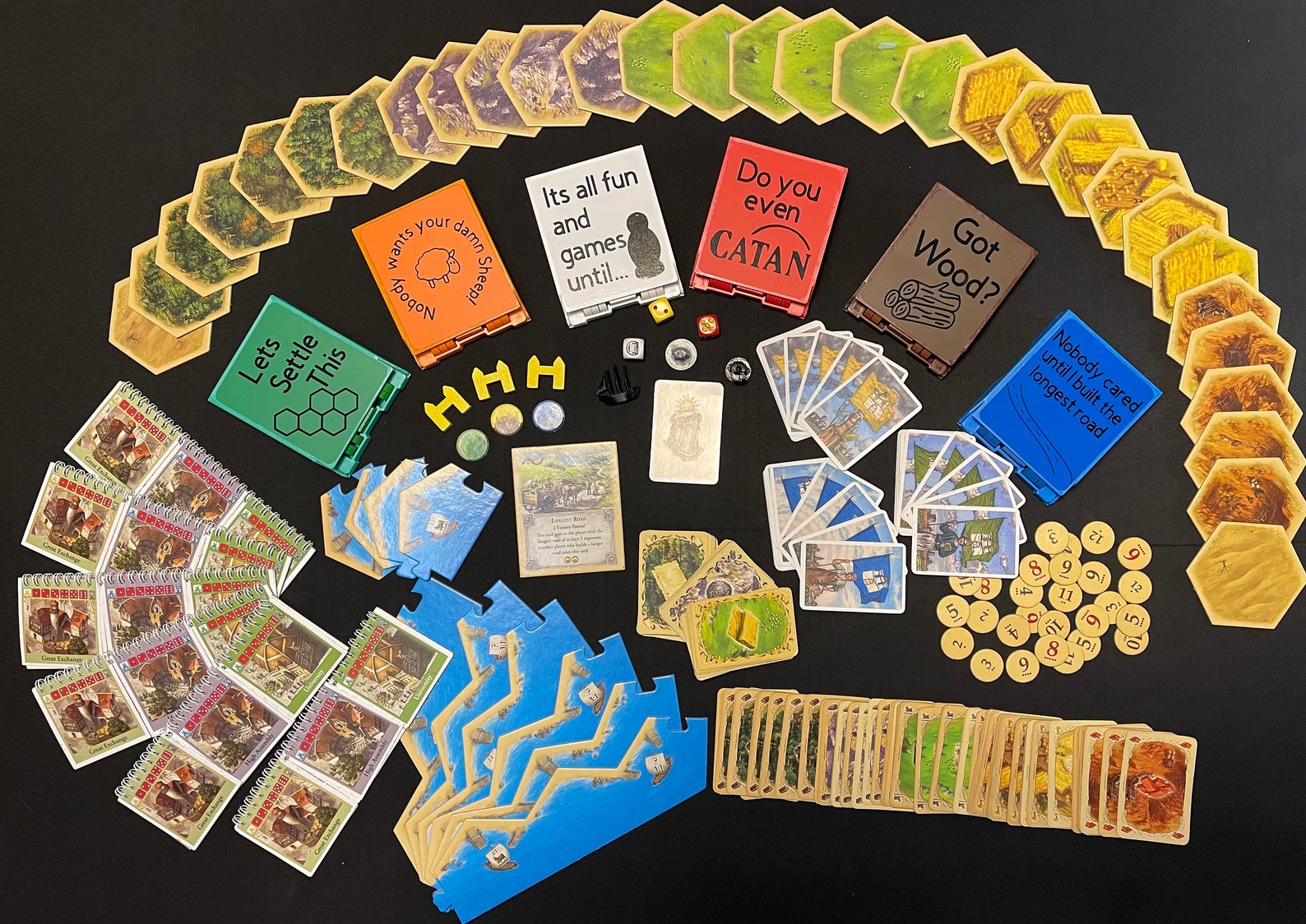 Catan Trays and Organizer / Cities and Knights + Seafarers / 5-6 Player ...