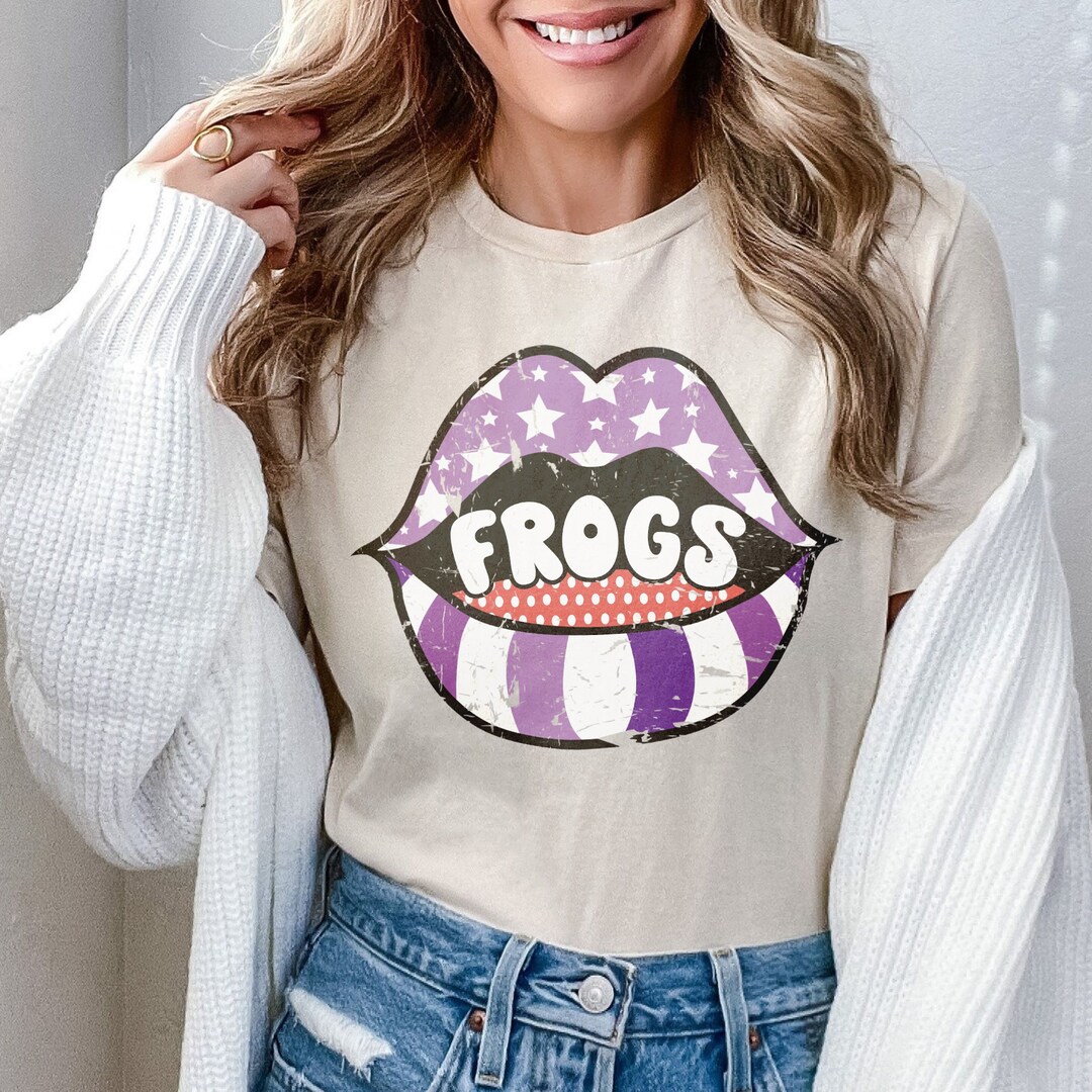 Preppy Frogs Frogs T-shirt Frogs Football Frogs Tee - Etsy