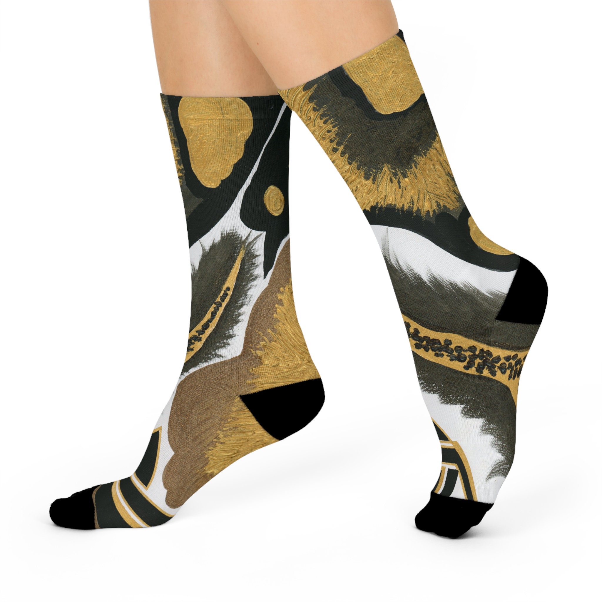 Ostrich Feather Cushioned Crew Socks - Etsy