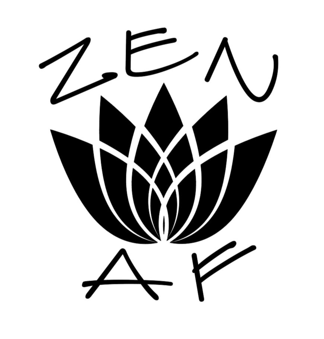 Zen AF Vinyl Decal - Etsy