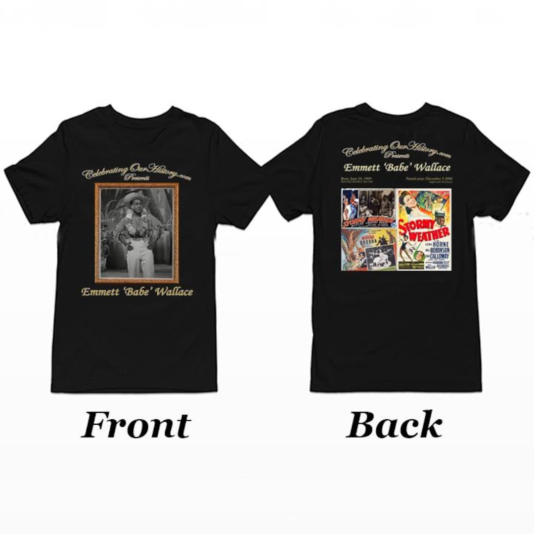 Emmett 'babe' Wallace | Stormy Weather | Front and Back Printed Concert ...
