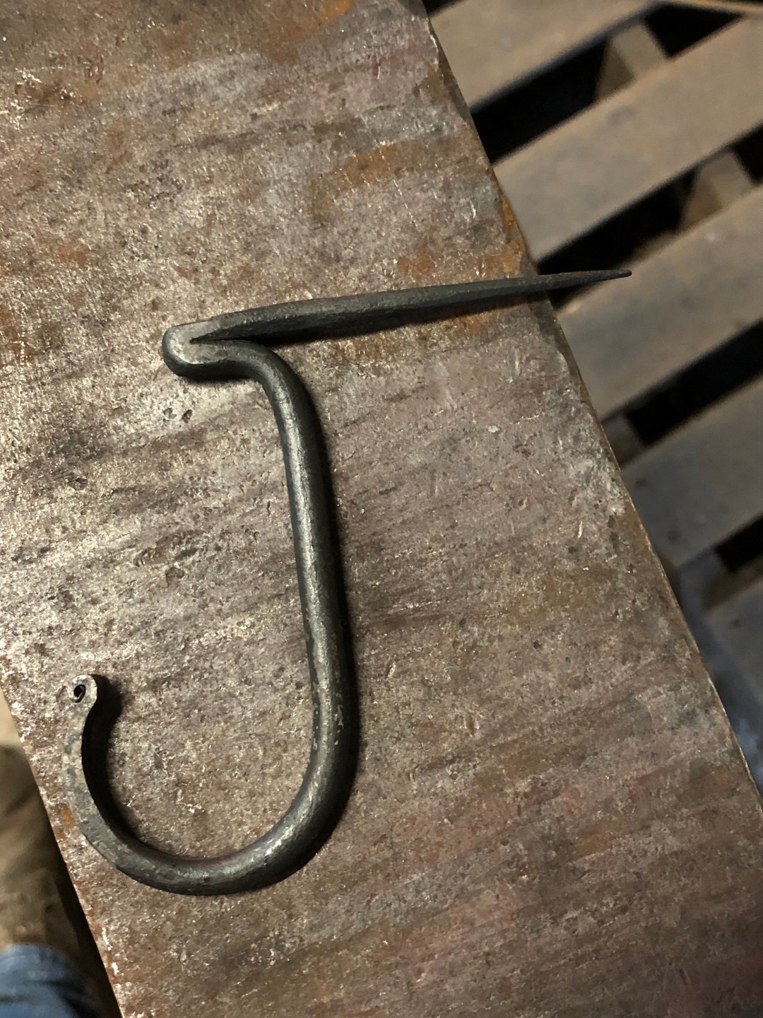 J-hook With Built-in Nail Head - Etsy