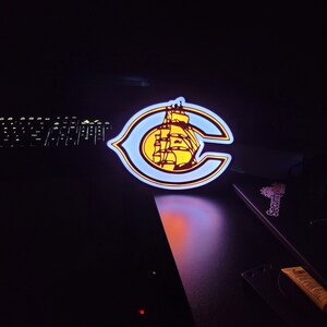 3D Printed Team Lightbox | Football Fans | Team Sports | Lightbox ...