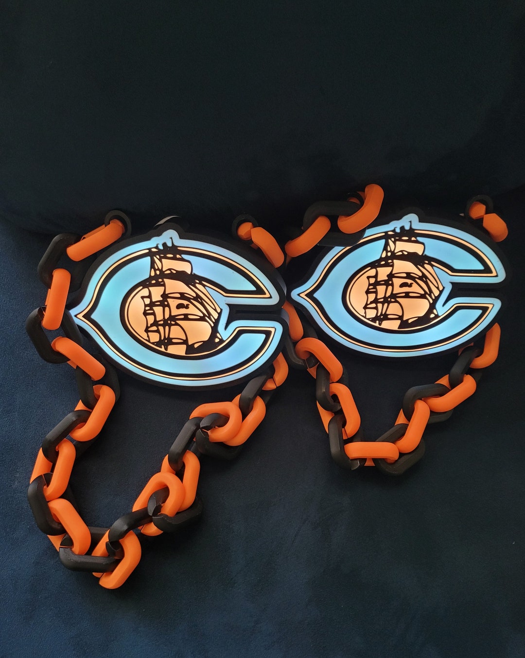 Custom Designed Light-up Chains | Football Fans | Turnover Chain | Team ...