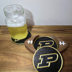 3D Printed Football Team Coaster Set: NFL Fan Gift - Etsy