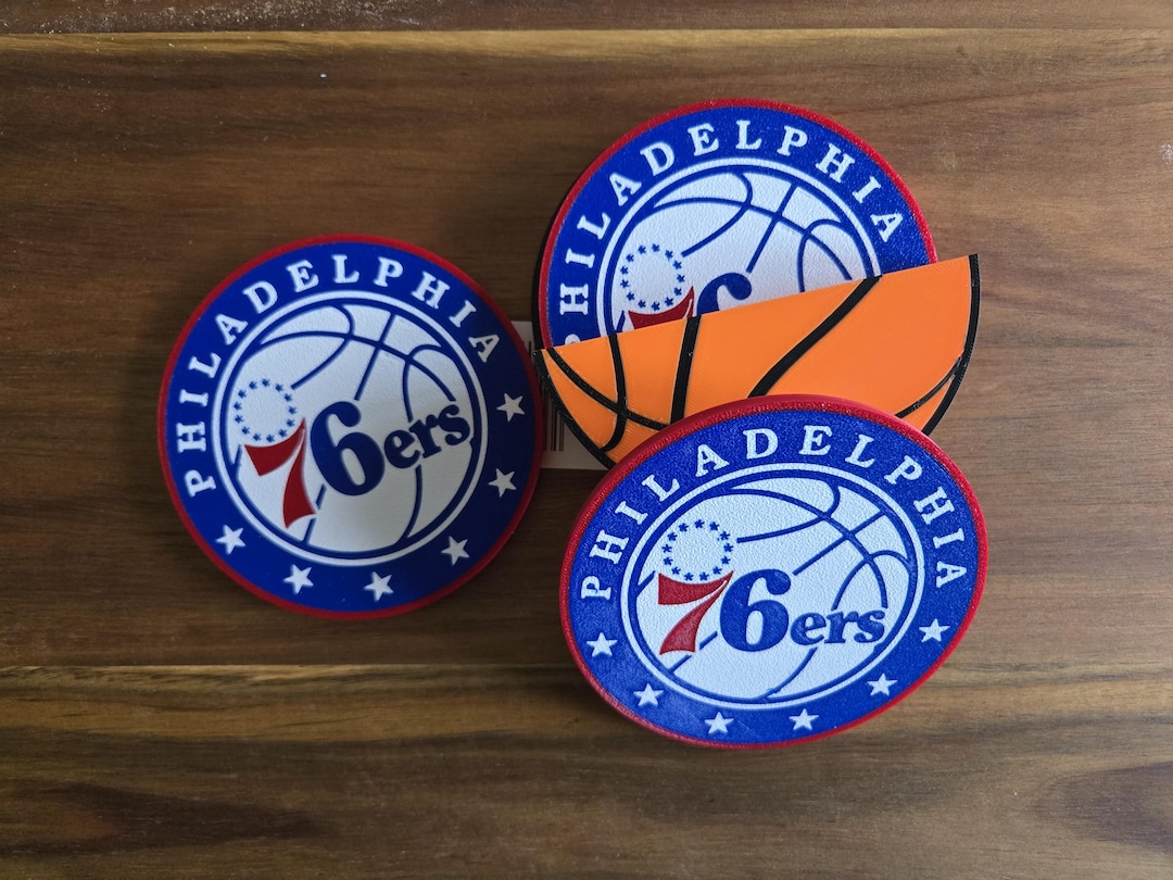 3D Printed Basketball Team Drink Coaster Set Basketball Fans Sports ...