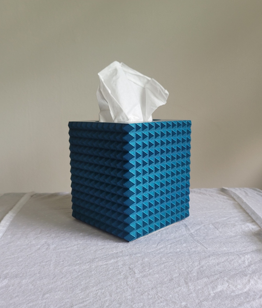 3D Printed Pyramid Tissue Box Cover: Modern Decorative PLA - Etsy