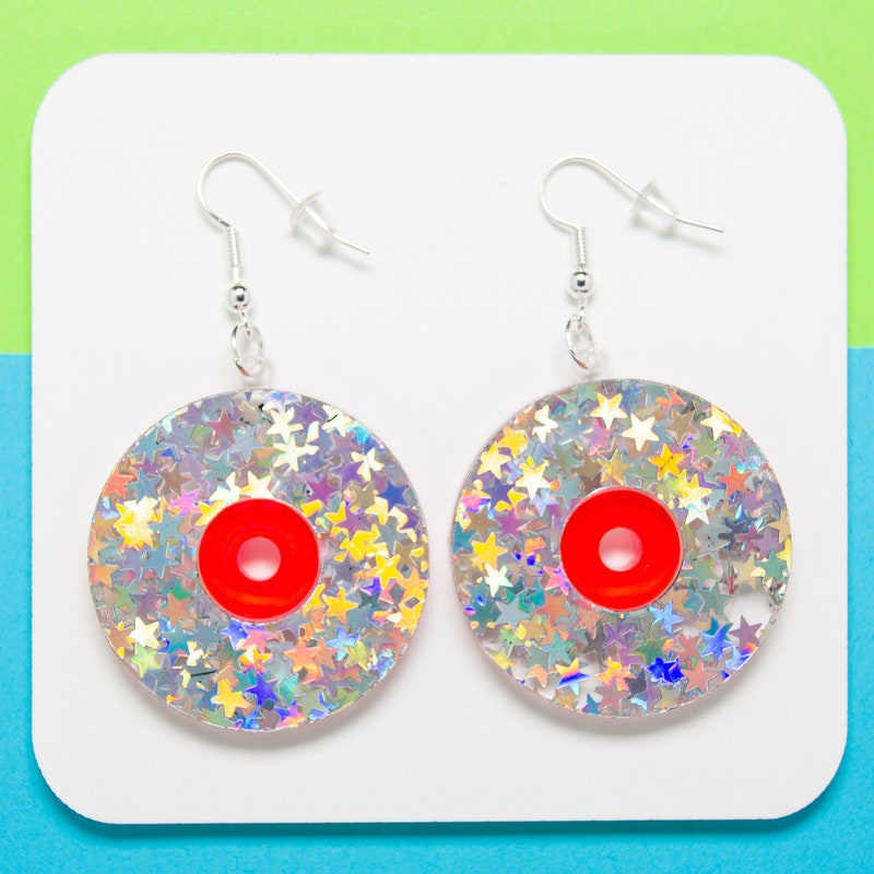 Cd Earrings - Etsy