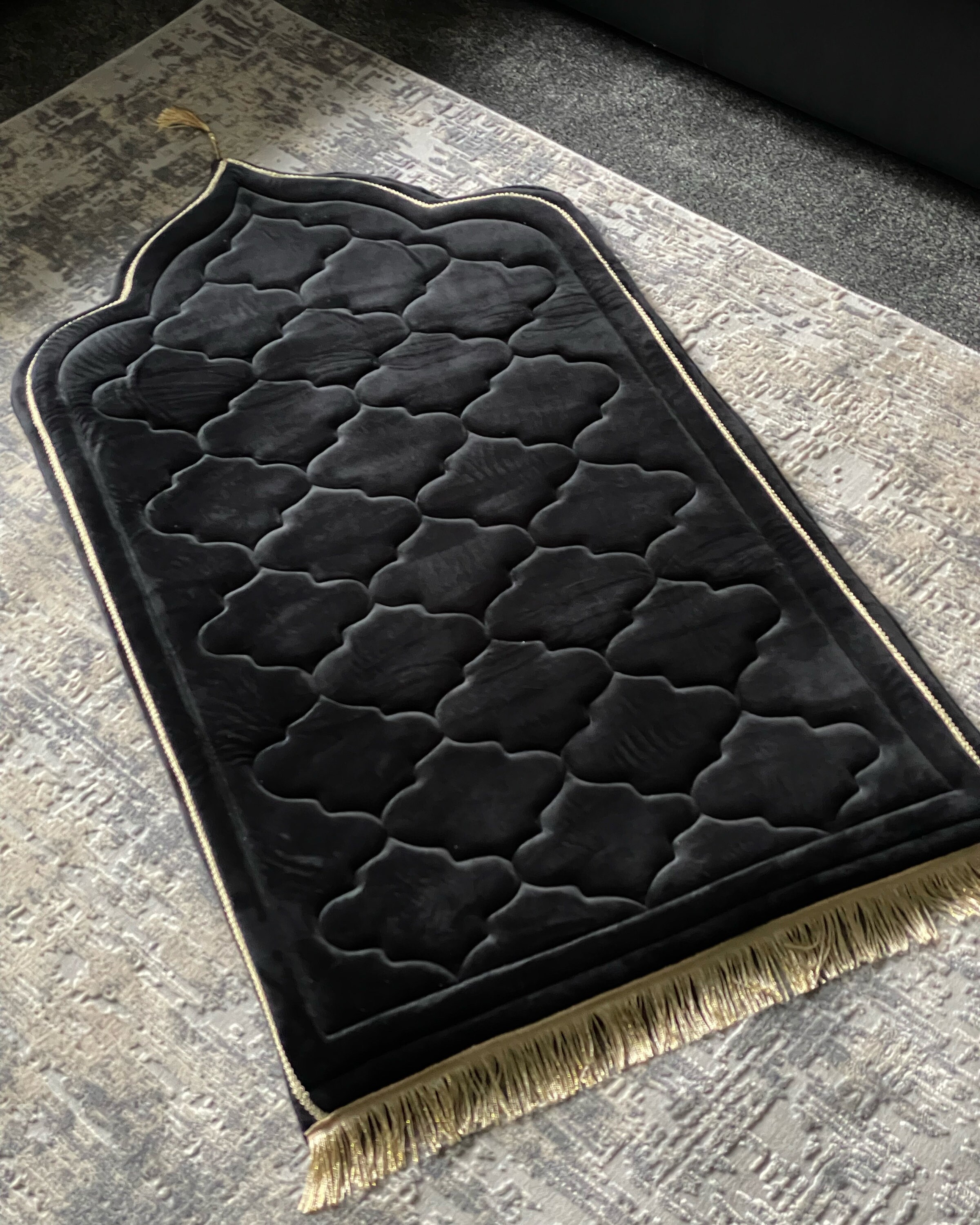 Prayer Mat Luxury Padded Dome Musallah Janamaaz Muslim Ramadan Eid ...