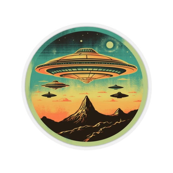 Ufo Sticker - Etsy