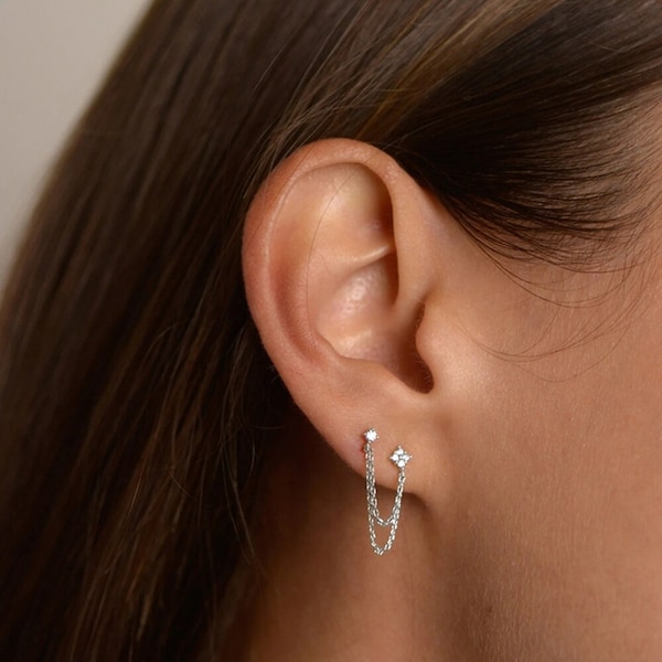 Double Piercing - Etsy