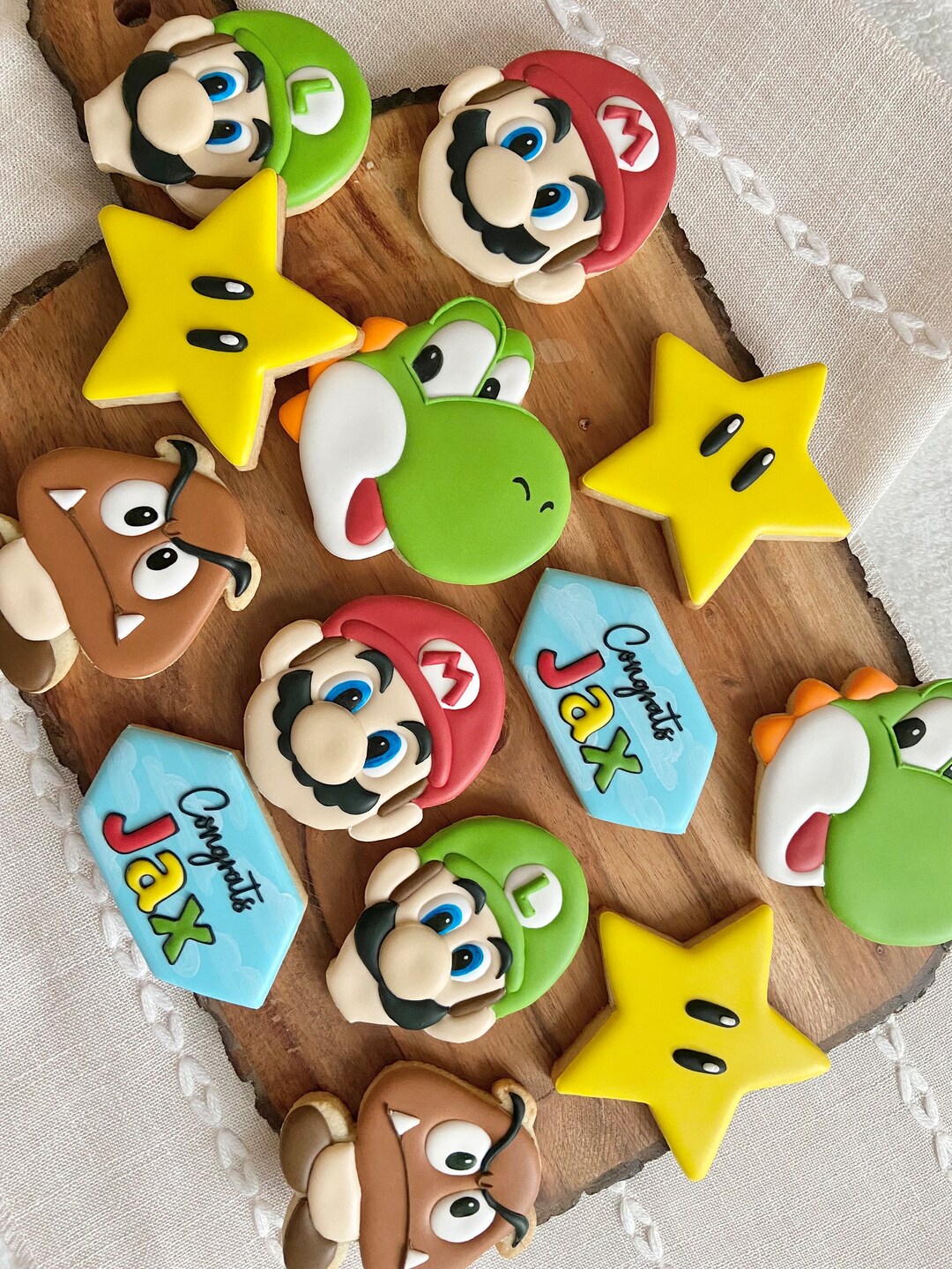 Nintendo Game Sugar Cookies/ Video Game Cookies/ Video Game Bros/ Bros ...