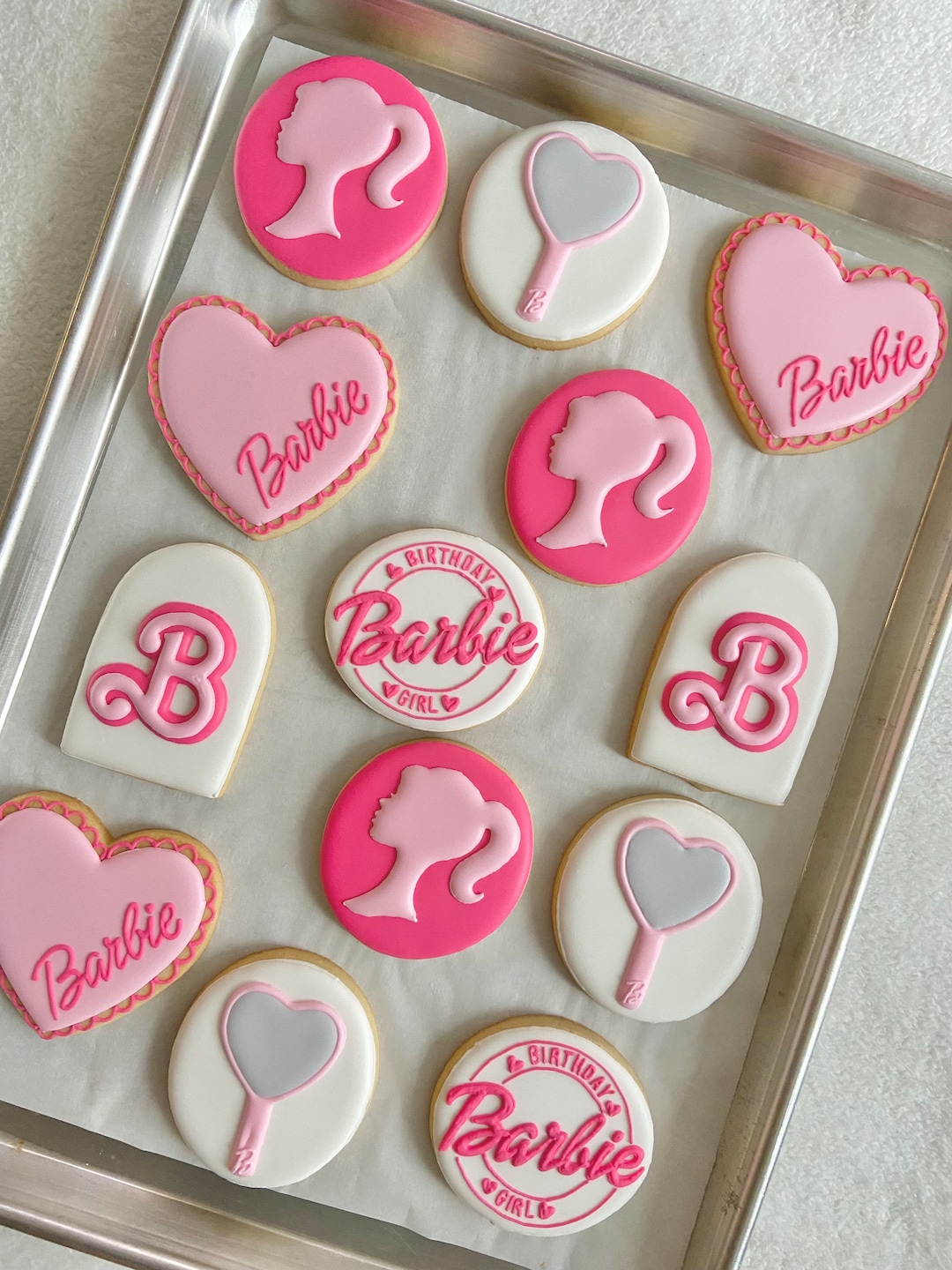 Barbie Cookies/barbie Sugar Cookies/ Barbie Girl/ Sugar Cookies - Etsy