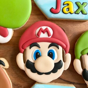 Nintendo Game Sugar Cookies/ Video Game Cookies/ Video Game Bros/ Bros ...