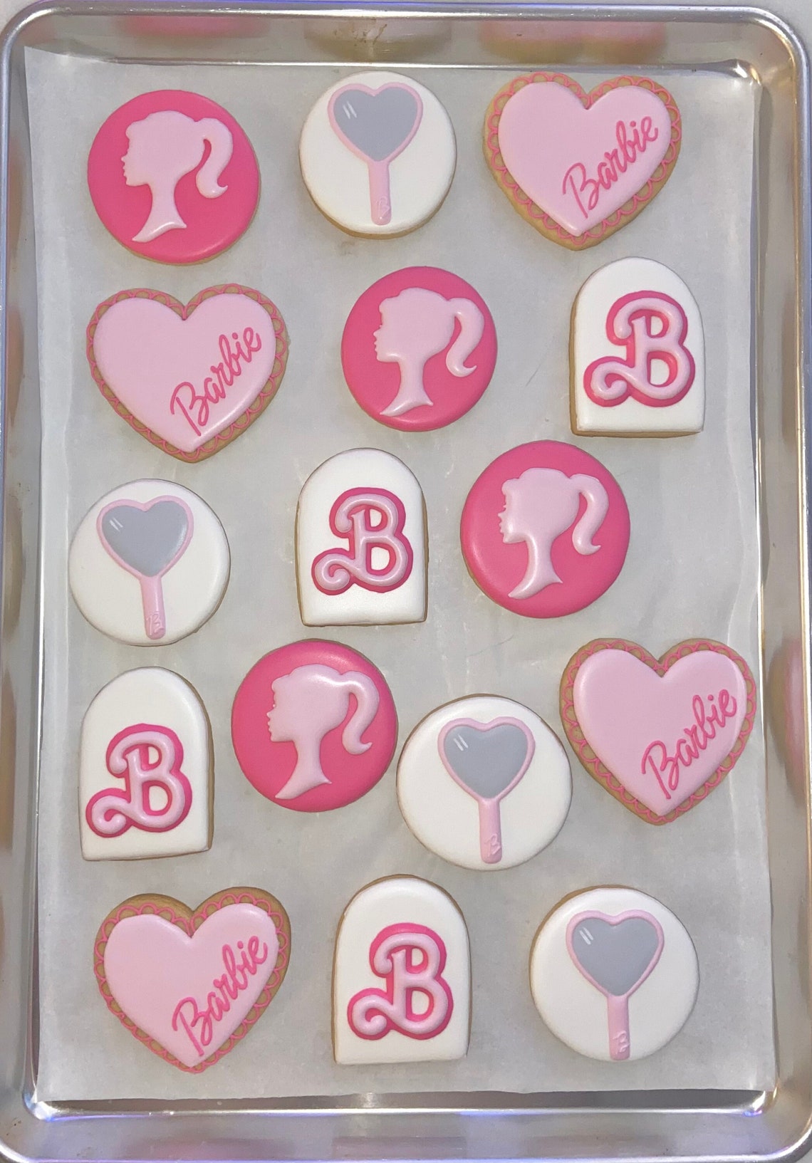 Barbie Cookies/barbie Sugar Cookies/ Barbie Girl/ Sugar - Etsy