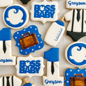 Boss Baby Sugar Cookies / Boss Baby Themed Cookies - Etsy