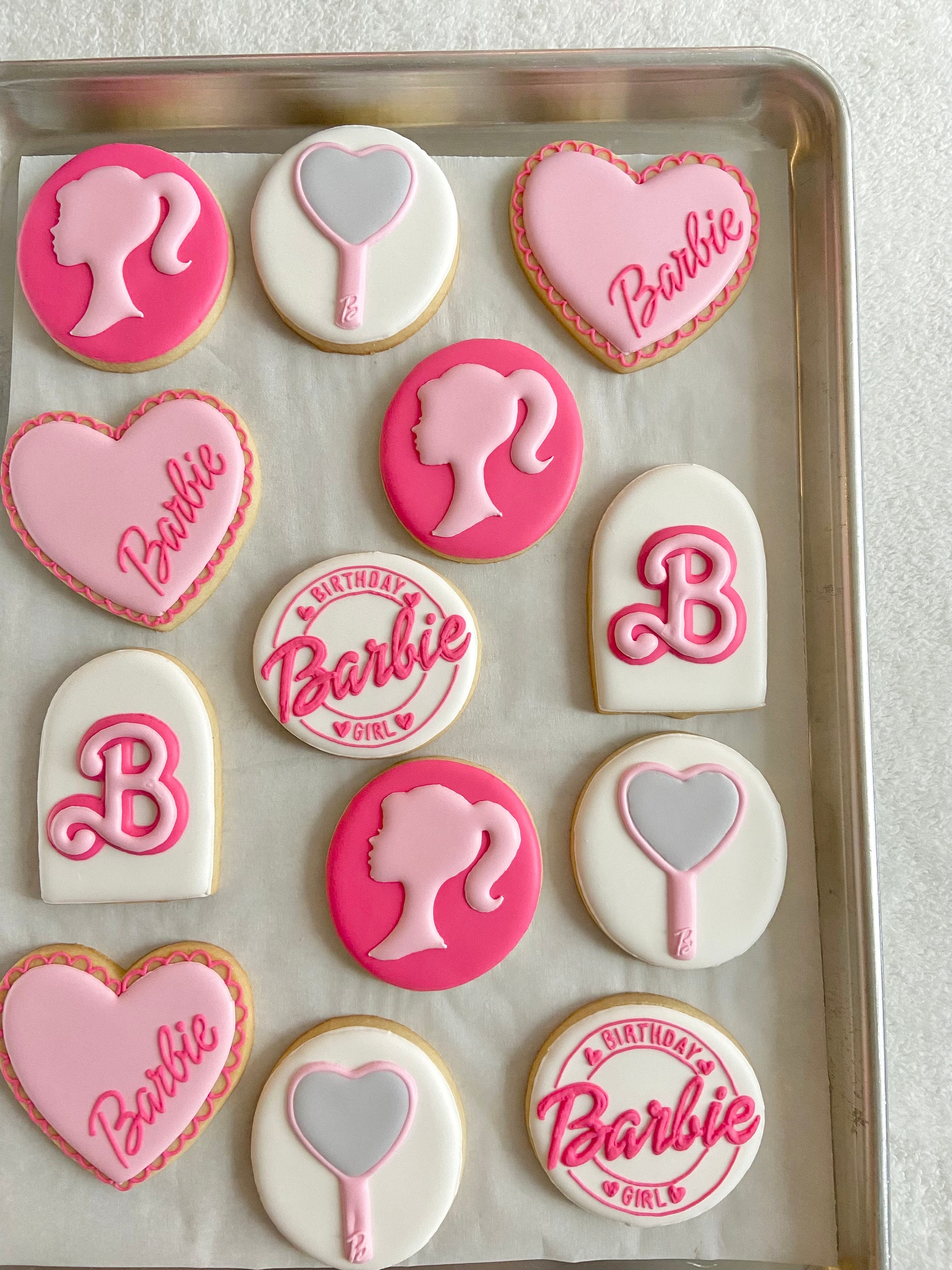 Barbie Cookies/barbie Sugar Cookies/ Barbie Girl/ Sugar Cookies - Etsy