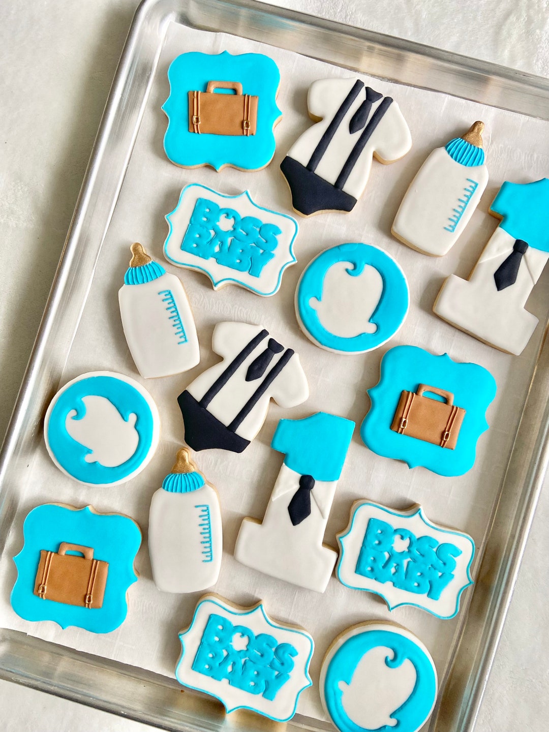 Boss Baby Sugar Cookies / Boss Baby Themed Cookies - Etsy