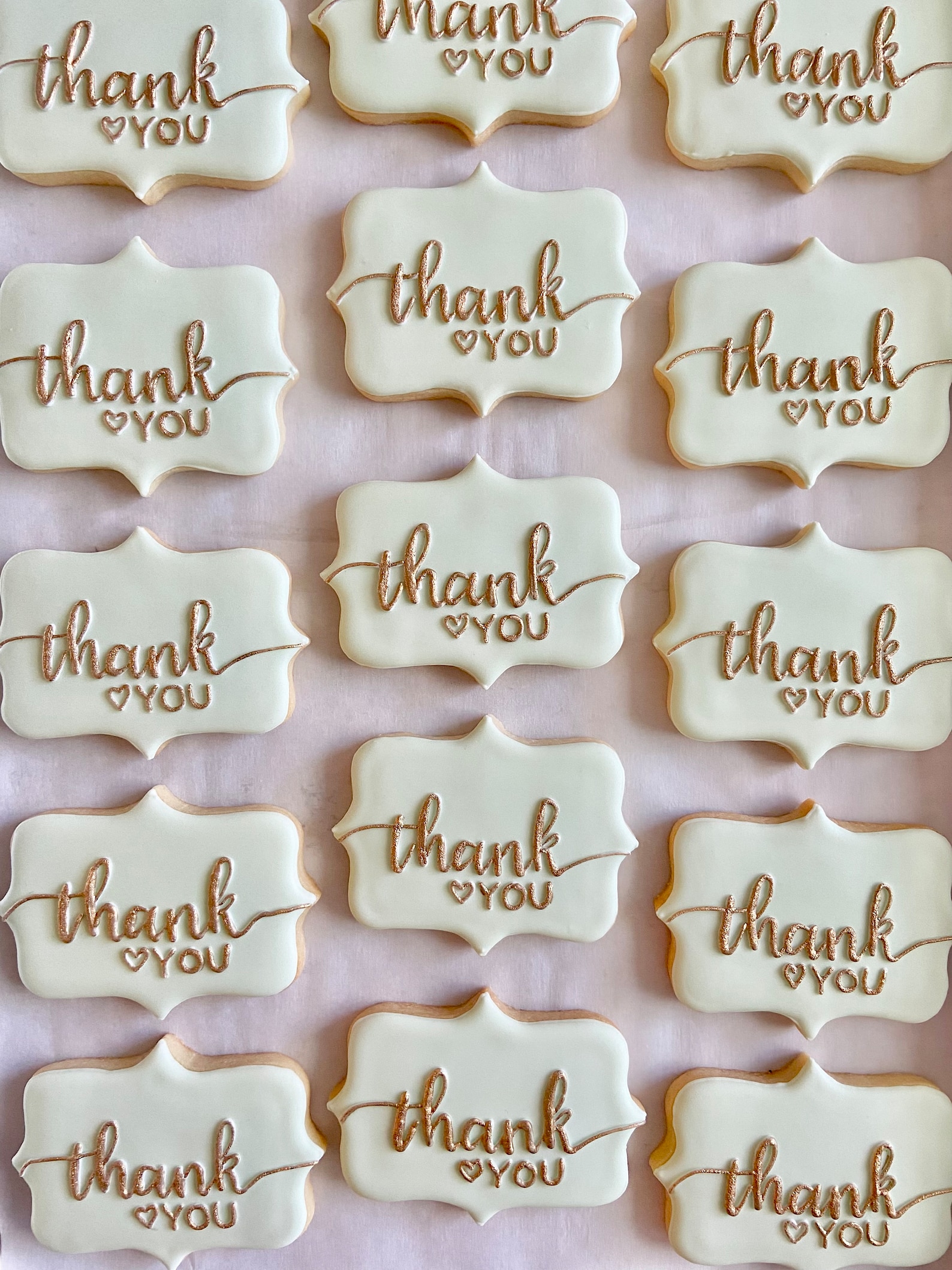 Thank You Sugar Cookies / Appreciation Cookies - Etsy