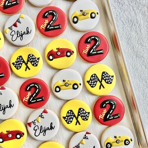 Racing Theme Cookie/car Theme Cookies/race Cars Party Favors - Etsy