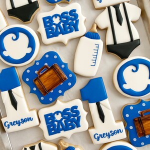 Boss Baby Sugar Cookies / Boss Baby Themed Cookies - Etsy