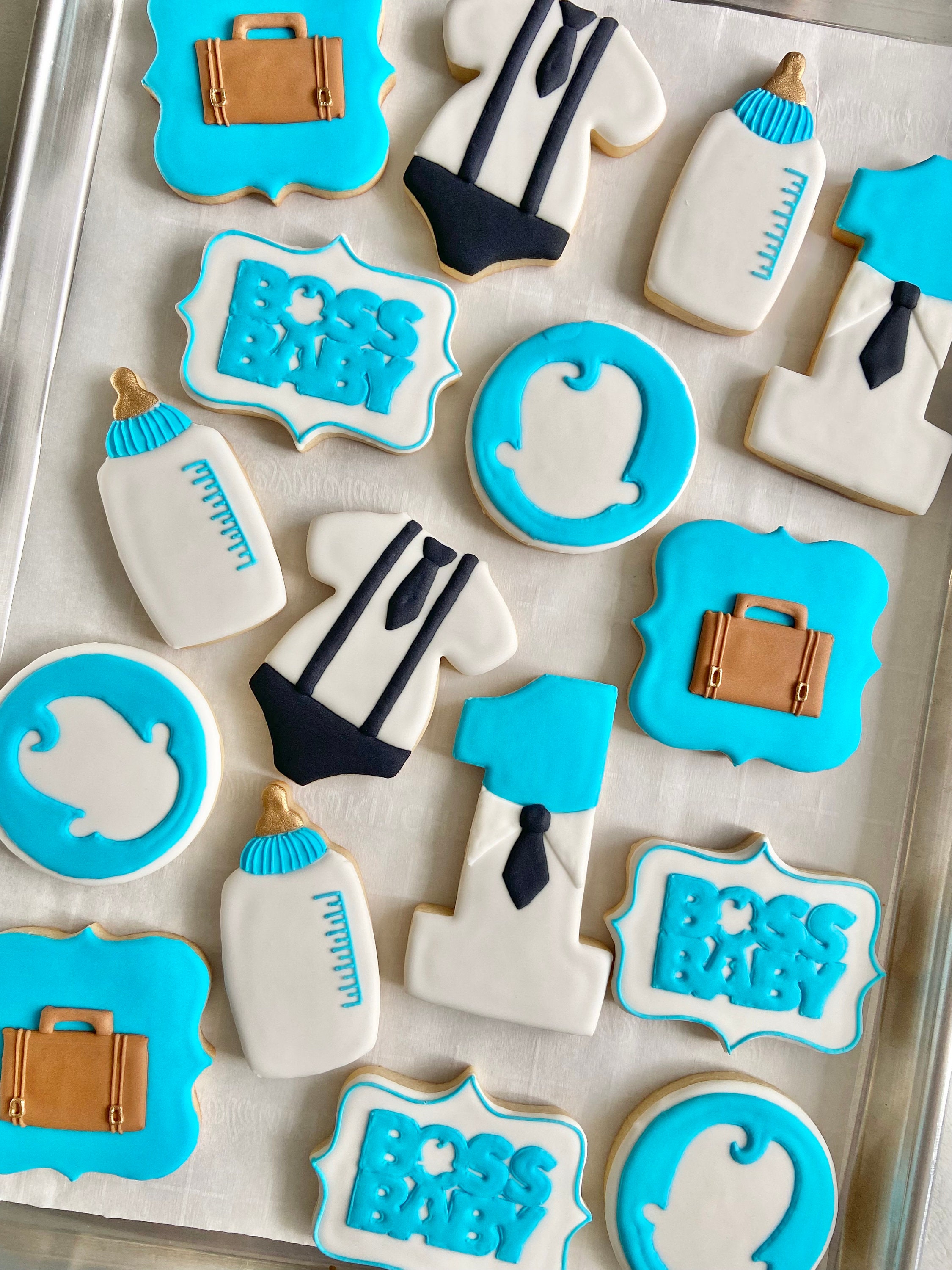 Boss Baby Sugar Cookies / Boss Baby Themed Cookies - Etsy