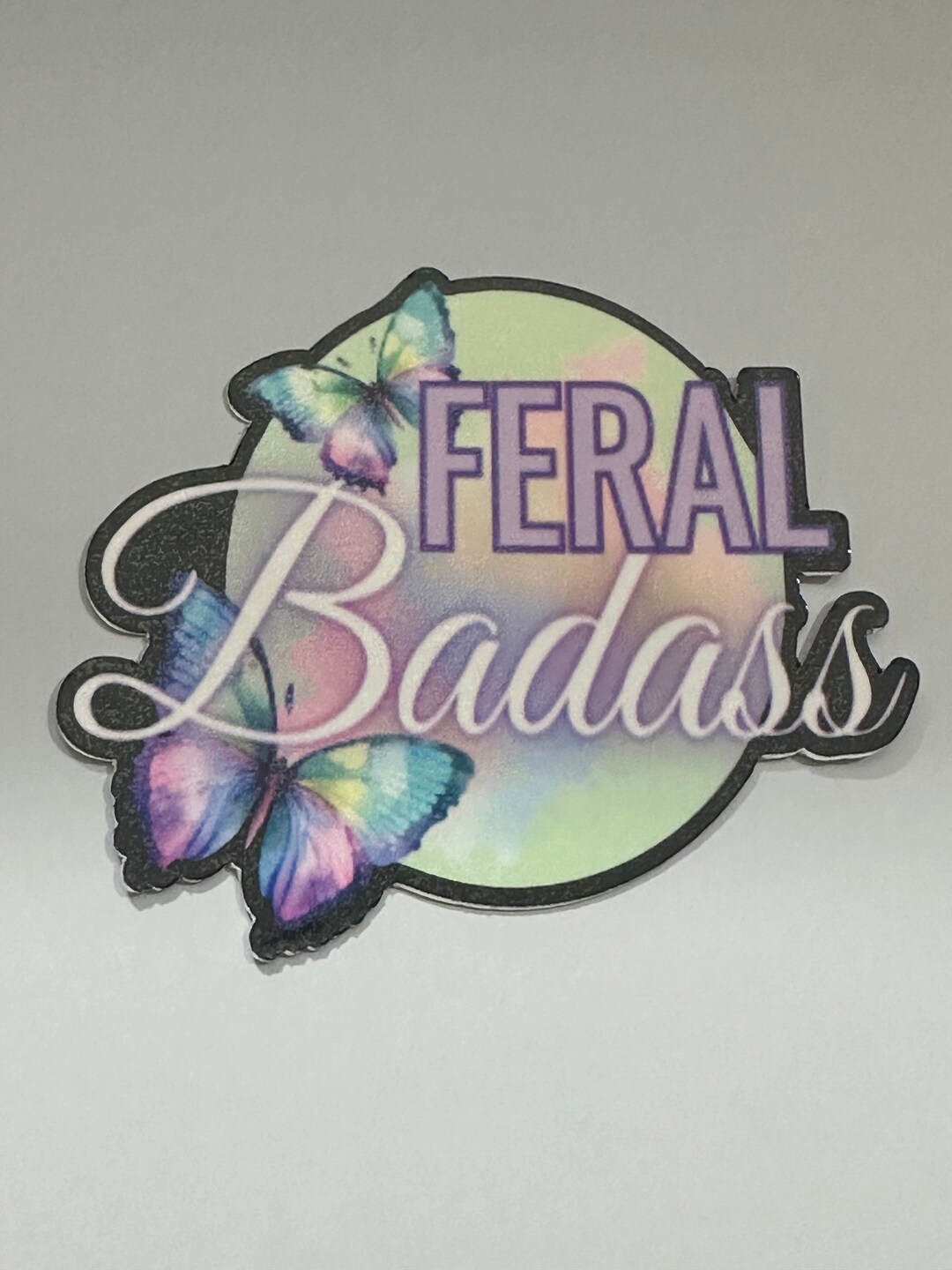 Feral Badass 3.5x2.5 Inch Vinyl DECAL Sticker 7 - Etsy