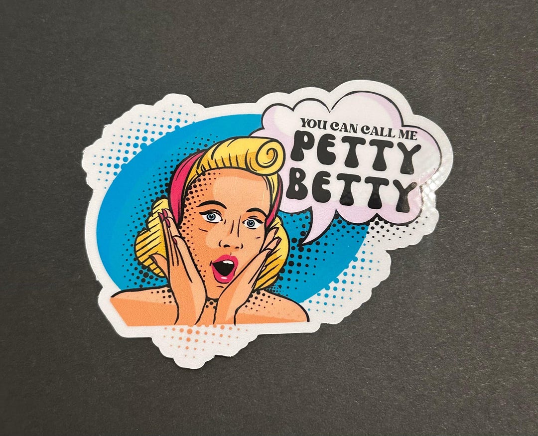 Bennett Peach petty Betty Vinyl Decal 3.5x3 Inches - Etsy