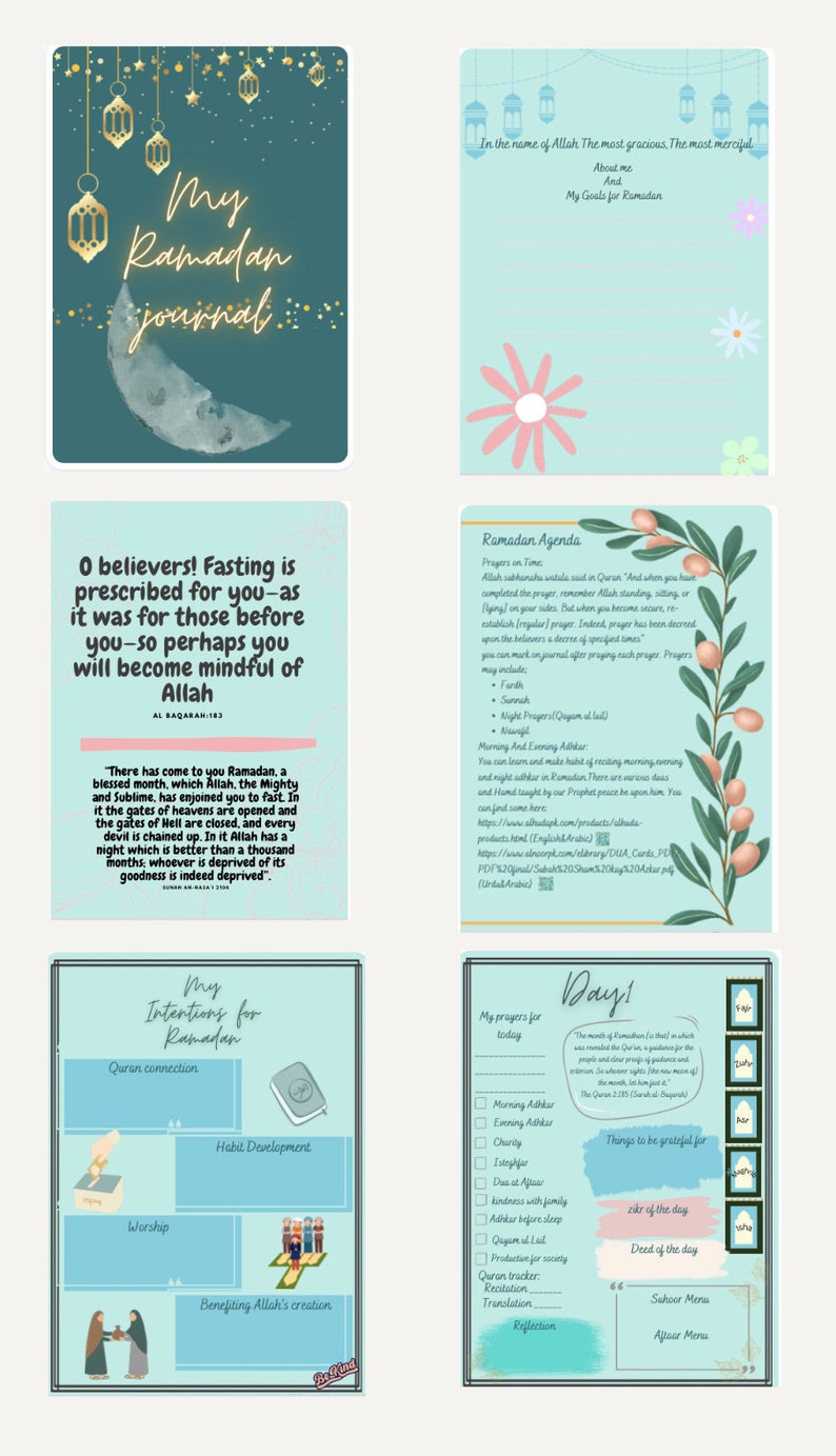 Ramadan Journal PDF - Etsy