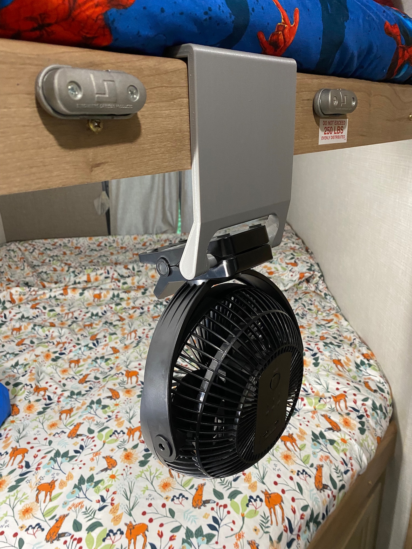 RV Camper Travel Trailer Bunk Fan Bracket - Etsy