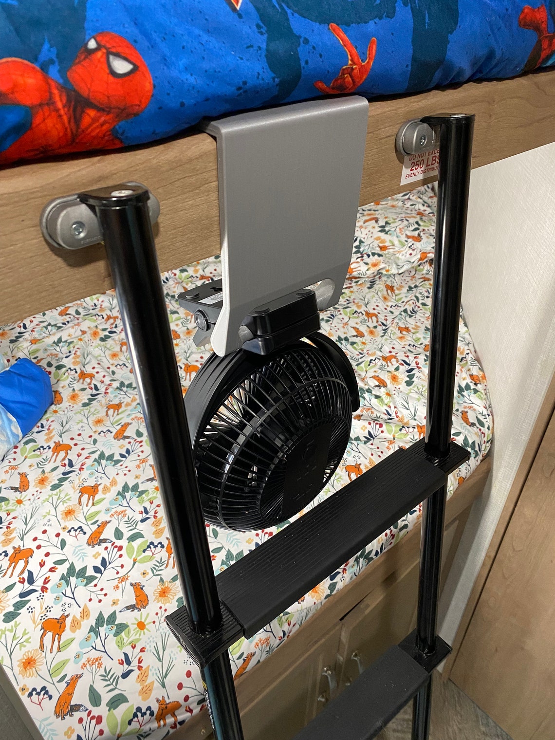 RV Camper Travel Trailer Bunk Fan Bracket – Improve Airflow in Lower ...
