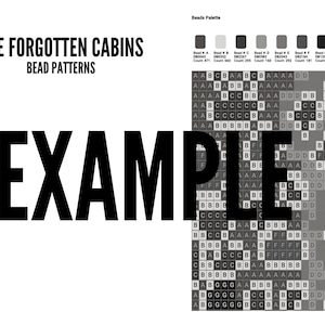 Winter Treeline Hatband Design Bead Loom Pattern Instant Download - Etsy