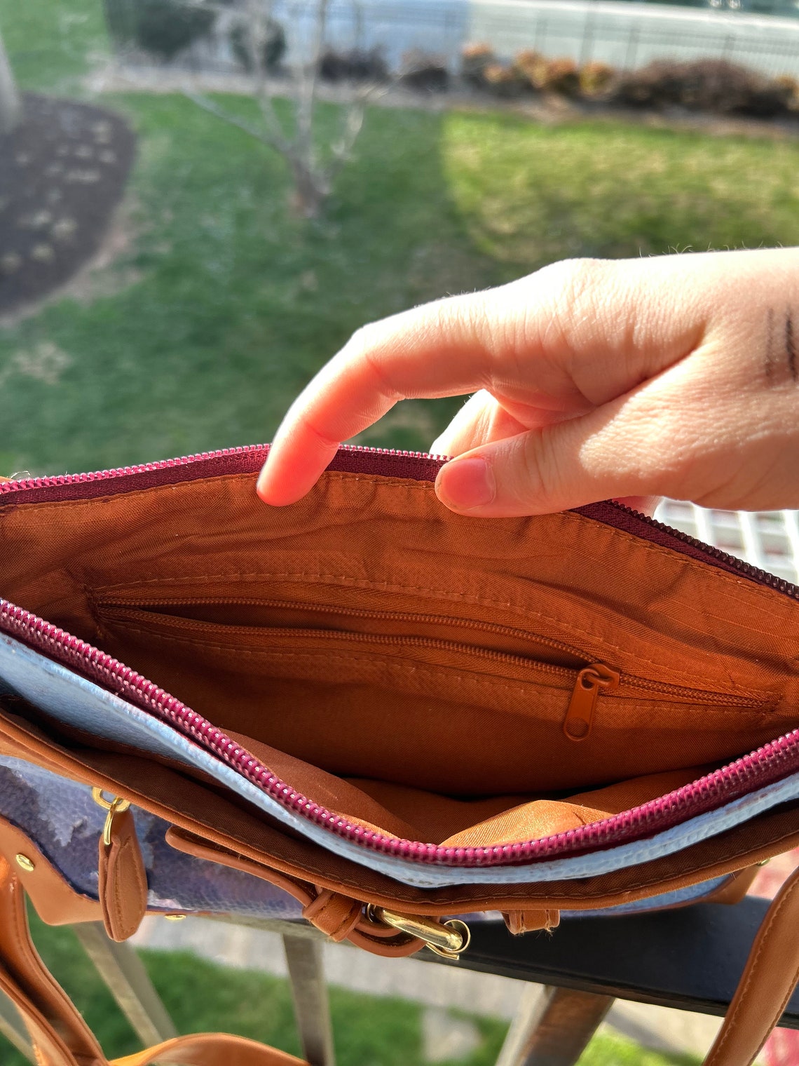 Hand Painted Purse With Adjustable Strap - Etsy