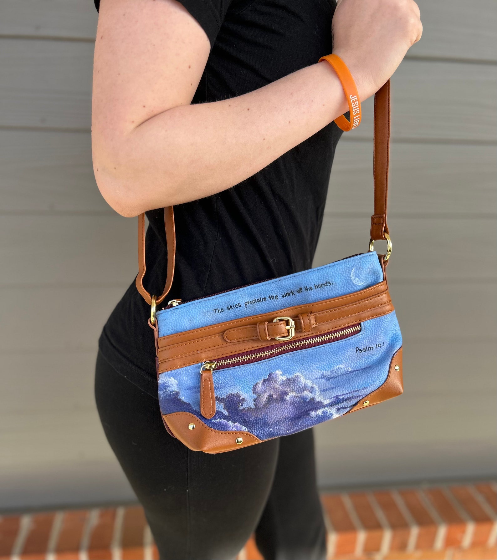 Hand Painted Purse With Adjustable Strap - Etsy