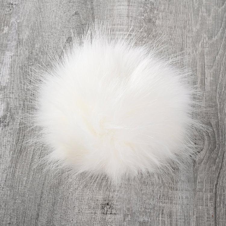 5" Jumbo Poofy Pom Pom With Snap White - Etsy