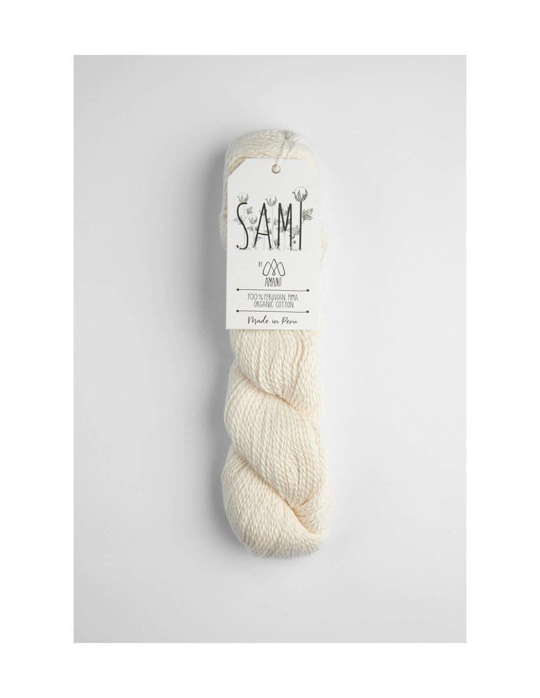 Sami Organic Cotton Yarn 1800 Chalk - Etsy