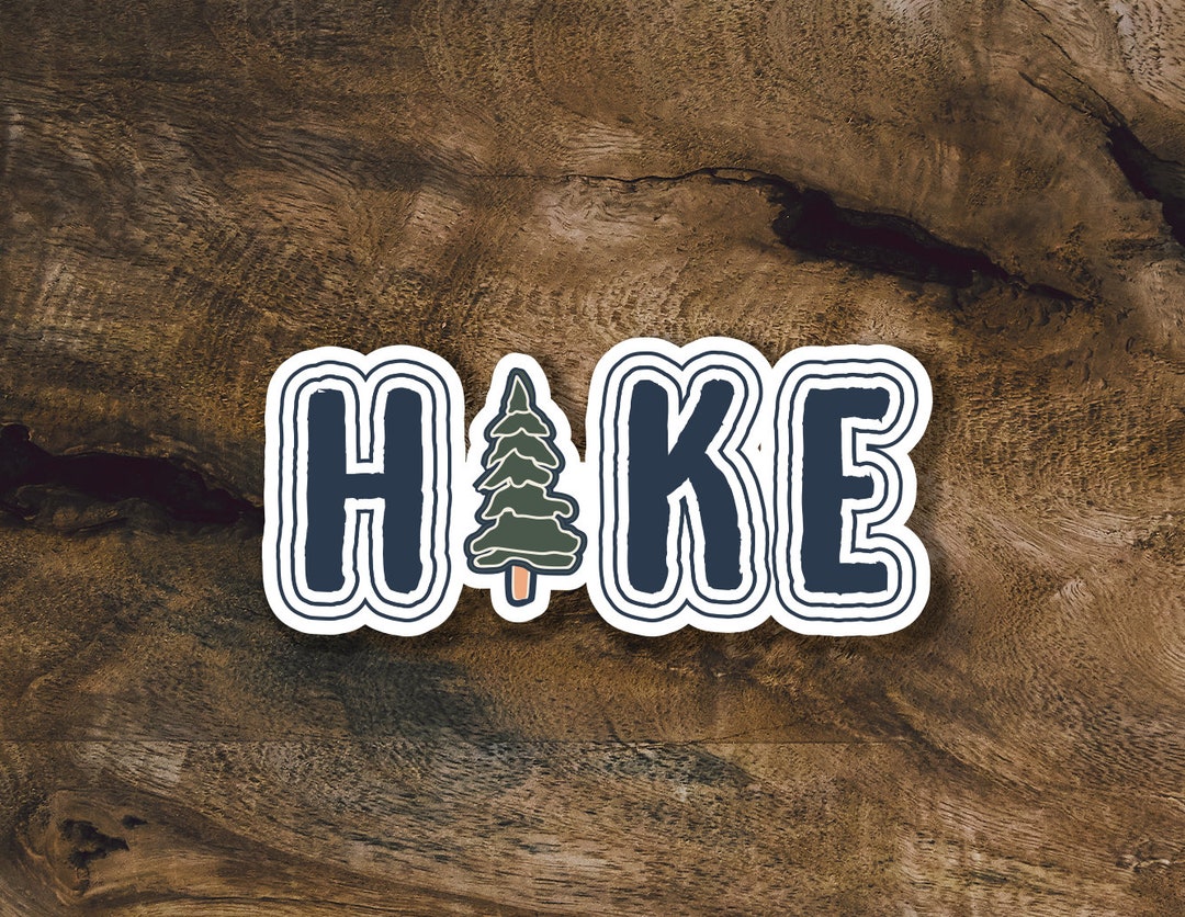 Hike Sticker| Hiking in the Mountains Stickers Sticker|rv Life ...
