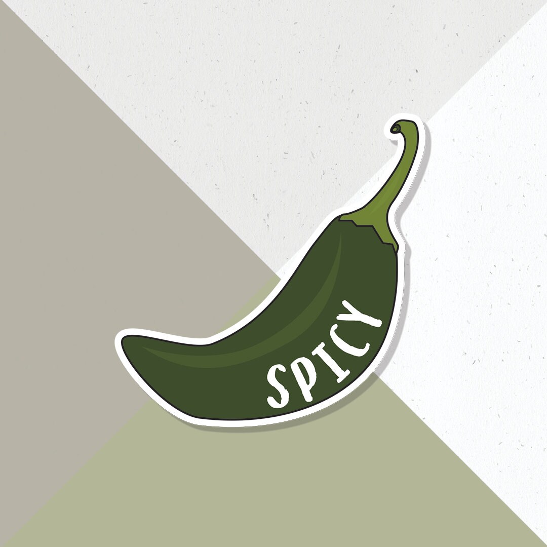 Jalapeno Sticker| Jalapeno Spicy Sticker for Water Bottle |spicy ...