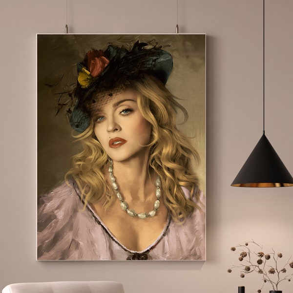 Madonna Poster Vintage - Etsy