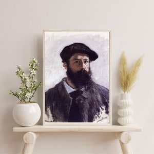 Claude Monet Self Portrait Digital Download Printable Vintage French ...