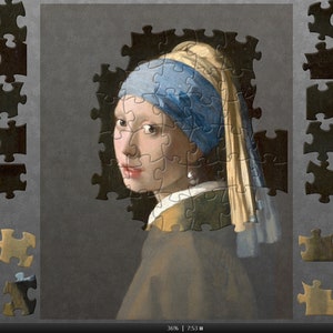 Puzzle Jigsaw Planet Live Multimedia Digital Puzzle 20 Famous Painting ...