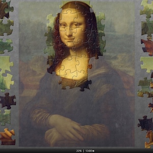 Puzzle Jigsaw Planet Live Multimedia Digital Puzzle 20 Famous Painting ...