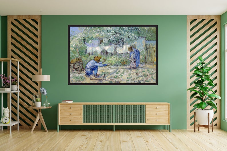 First Steps After Millet Vincent Van Gogh Printable - Etsy First Steps After Millet Vincent Van Gogh Printable - Etsy