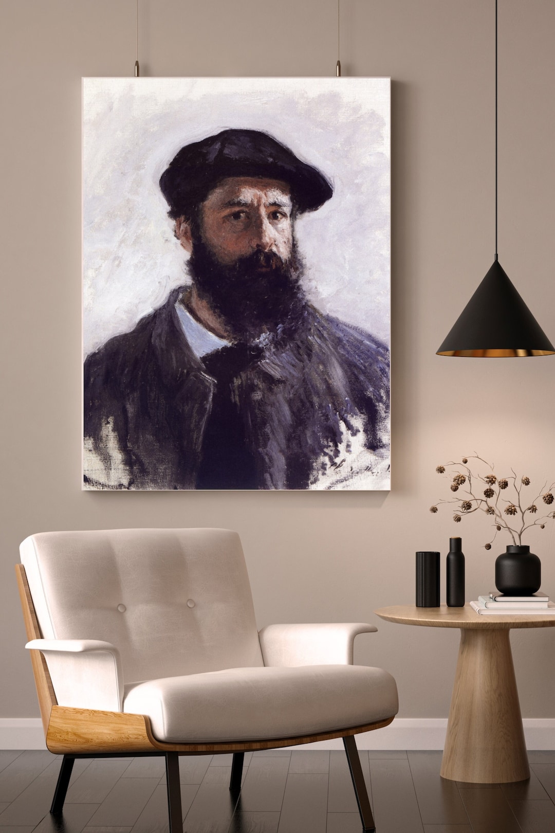 Claude Monet Self Portrait Digital Download Printable Vintage French ...