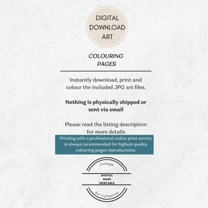 Colouring Pages Set of 20 Bundle Famous Paintings Instant Download in ...