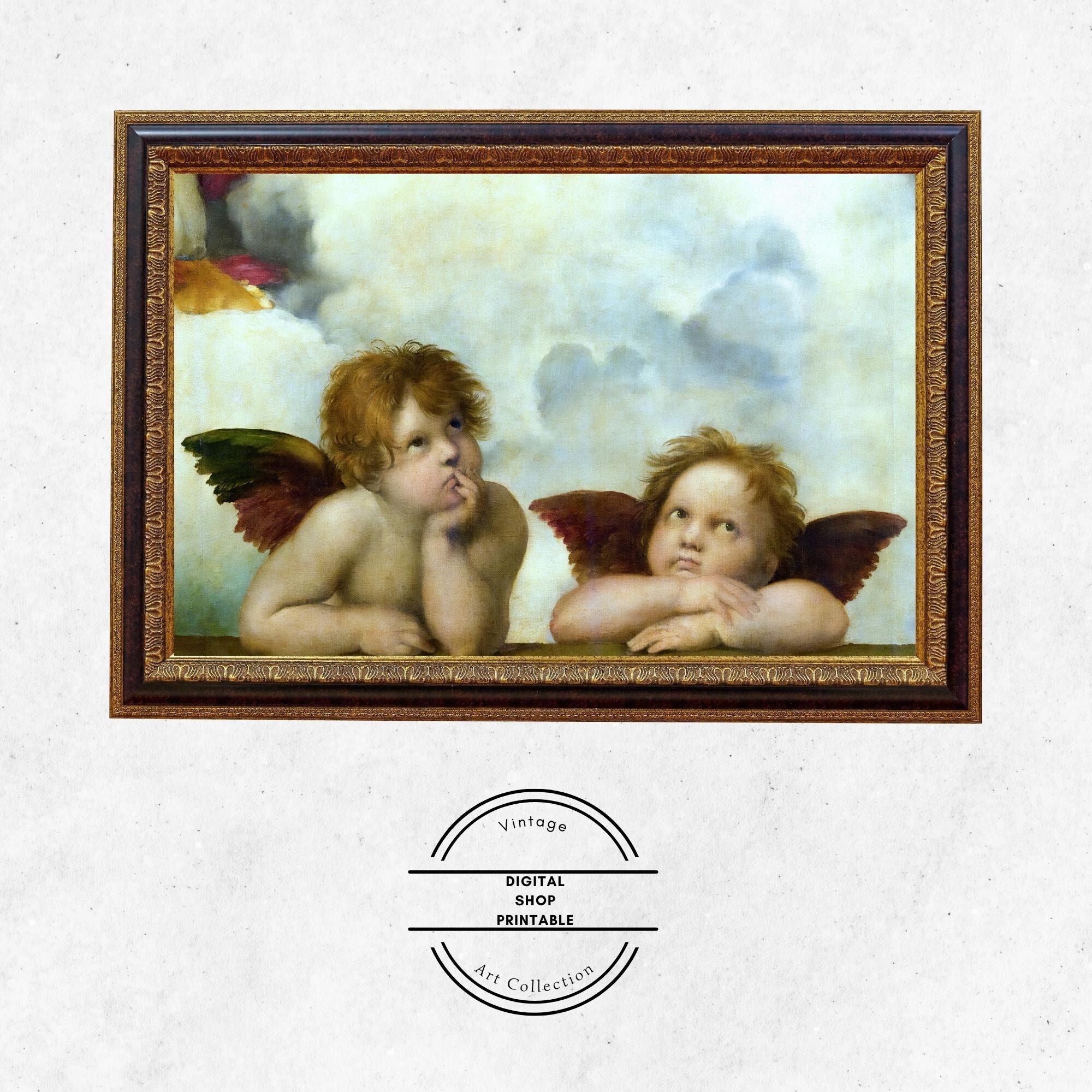 Sistine Madonna Cherubs