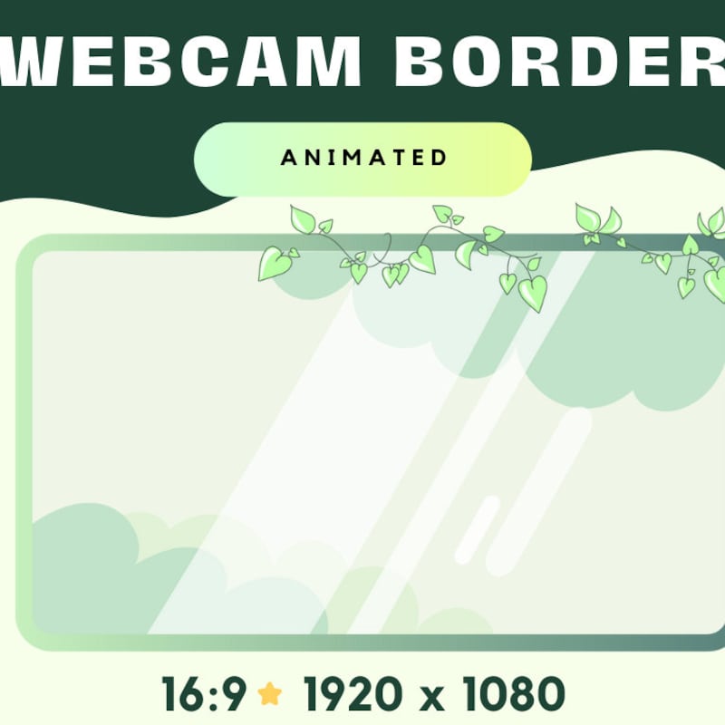 Webcam Border - Etsy