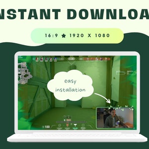 Green Vine Animated Webcam Border, Streaming Overlay (webm File) - Etsy