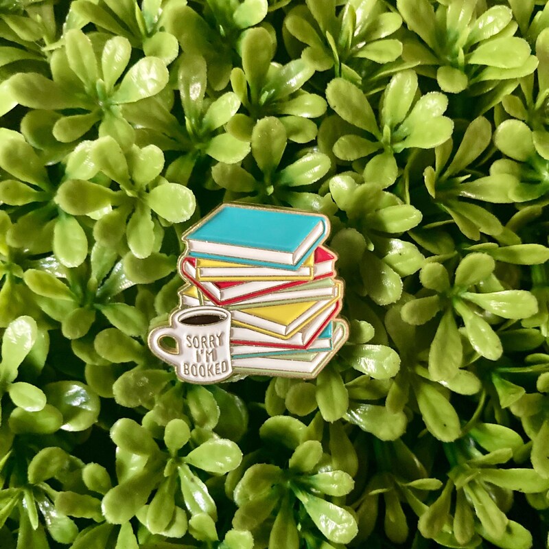 Book Enamel Pin - Etsy